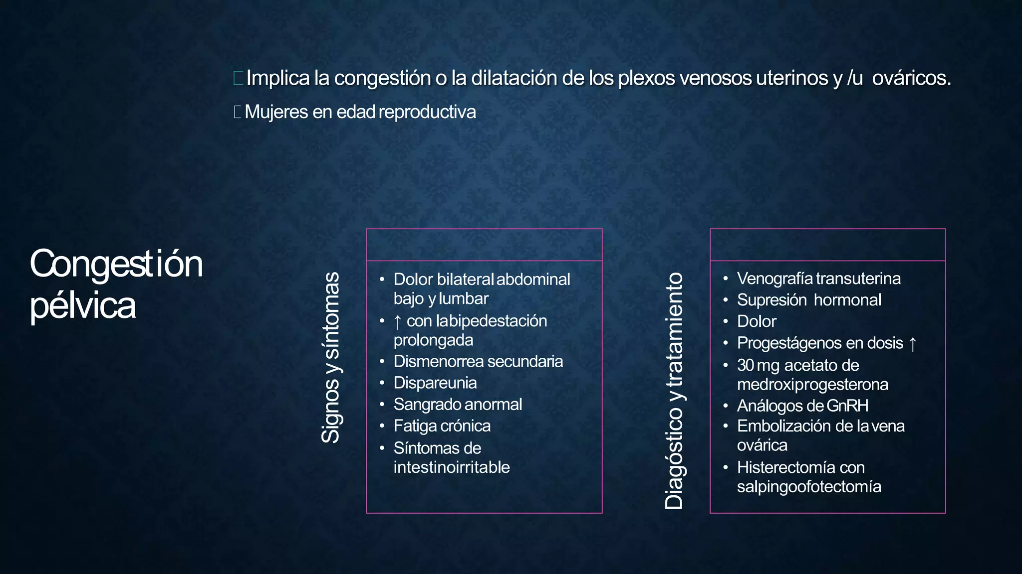 Dolor pelvico agudo y cronico | PPTX