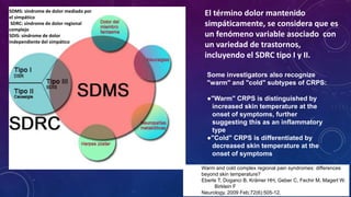 Dolor simpatico reflejo | PPTX