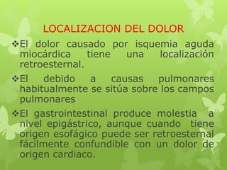 Dolor toracico | PPTX
