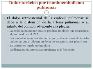 Dolor torácico | PPTX