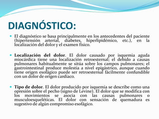 Dolor torácico | PPTX