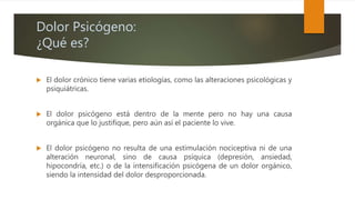 Dolor y emociones | PPTX