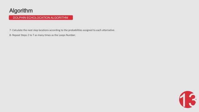 Dolphin Echolocation Optimization Algorithm | PPTX