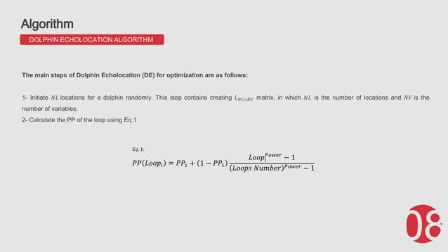 Dolphin Echolocation Optimization Algorithm Pptx 0057