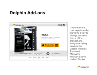 Dolphin Browser Overview 2012 | PDF | Browsers | Computer Software and ...