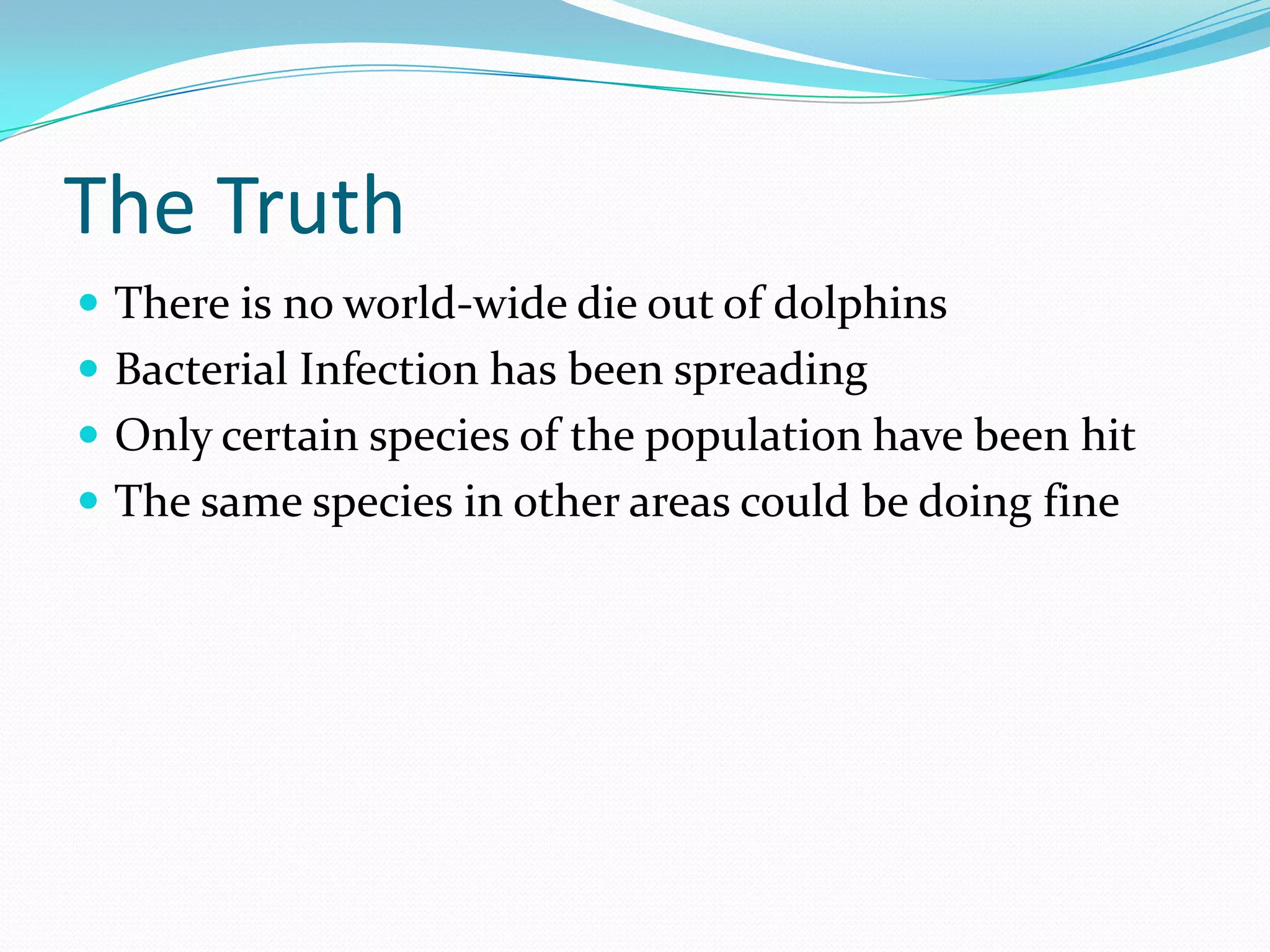 Dolphins going extinct | PPTX