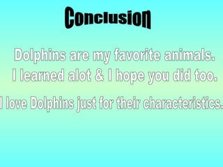 Dolphinspowerpoint | PPT