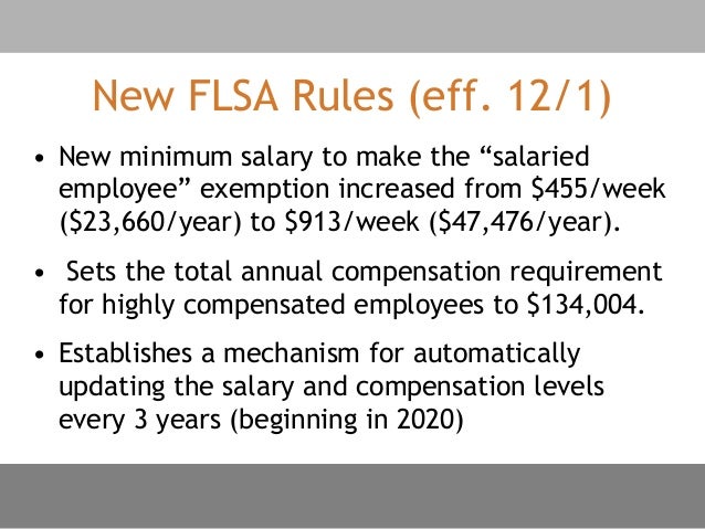 An Employer Guide: DOL's New Overtime Exemption Rules