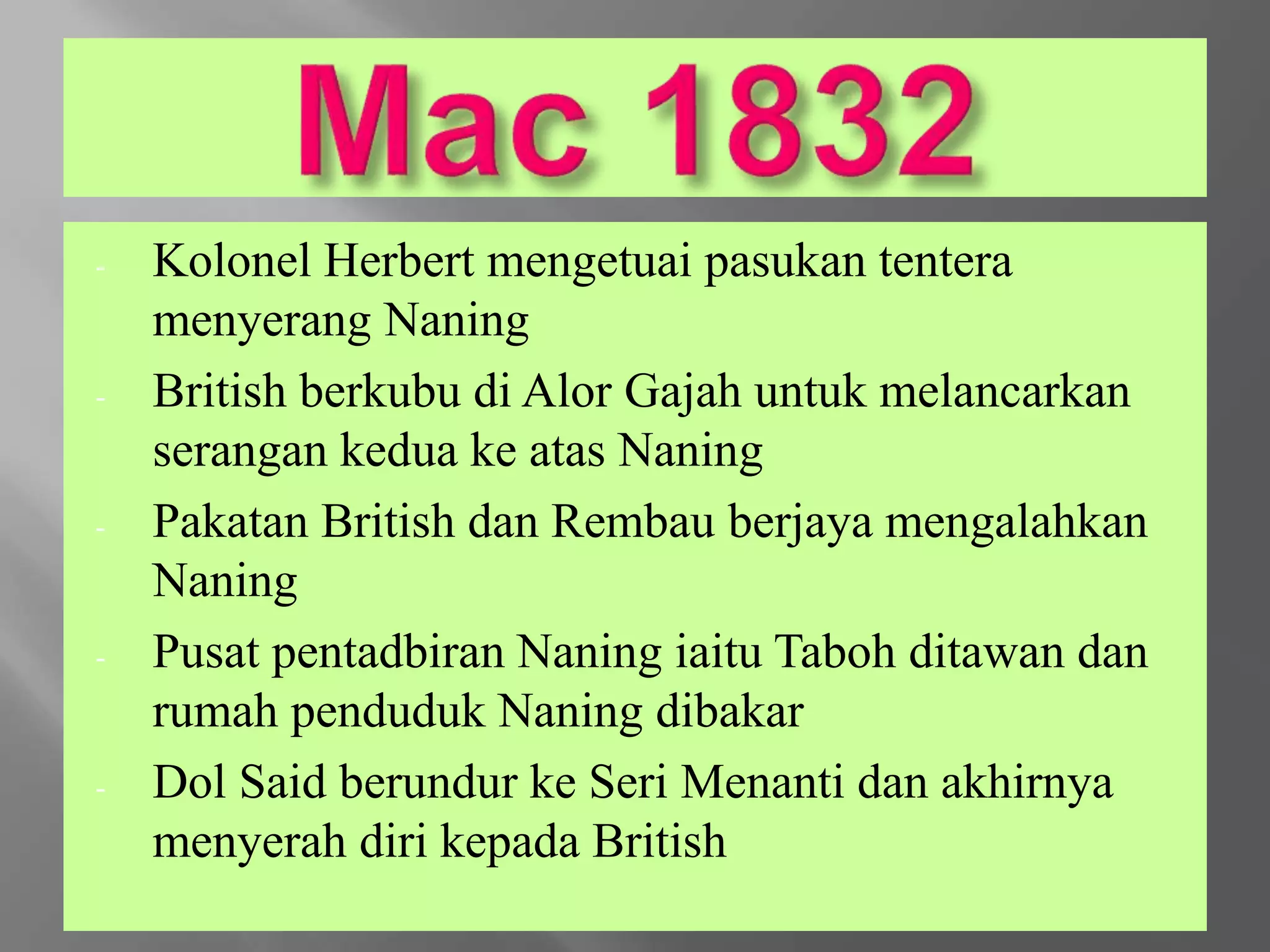 Dol Said Pahlawan Naning | PPTX
