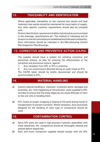 Dol status for suppliers | PDF