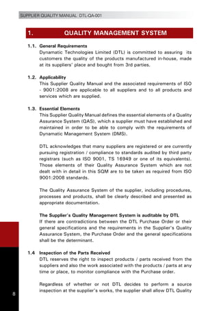Dol status for suppliers | PDF