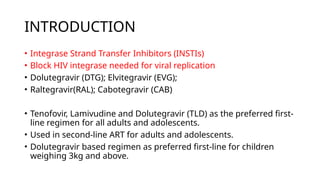 Dolutegravir Overview of an ARV medication.pptx
