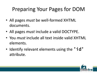 DOM Structure | PPT