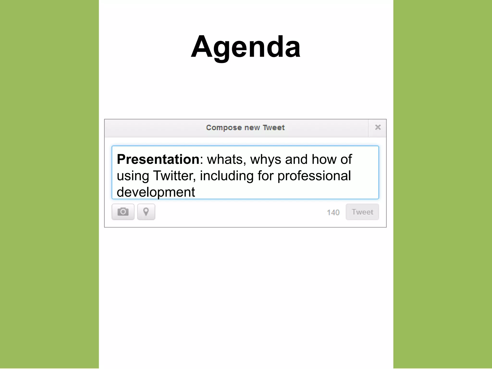 Tweeting for Professional Development | PPTX