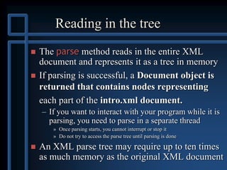 java API for XML DOM | PPT