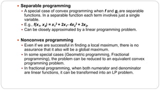 NON LINEAR PROGRAMMING | PPTX