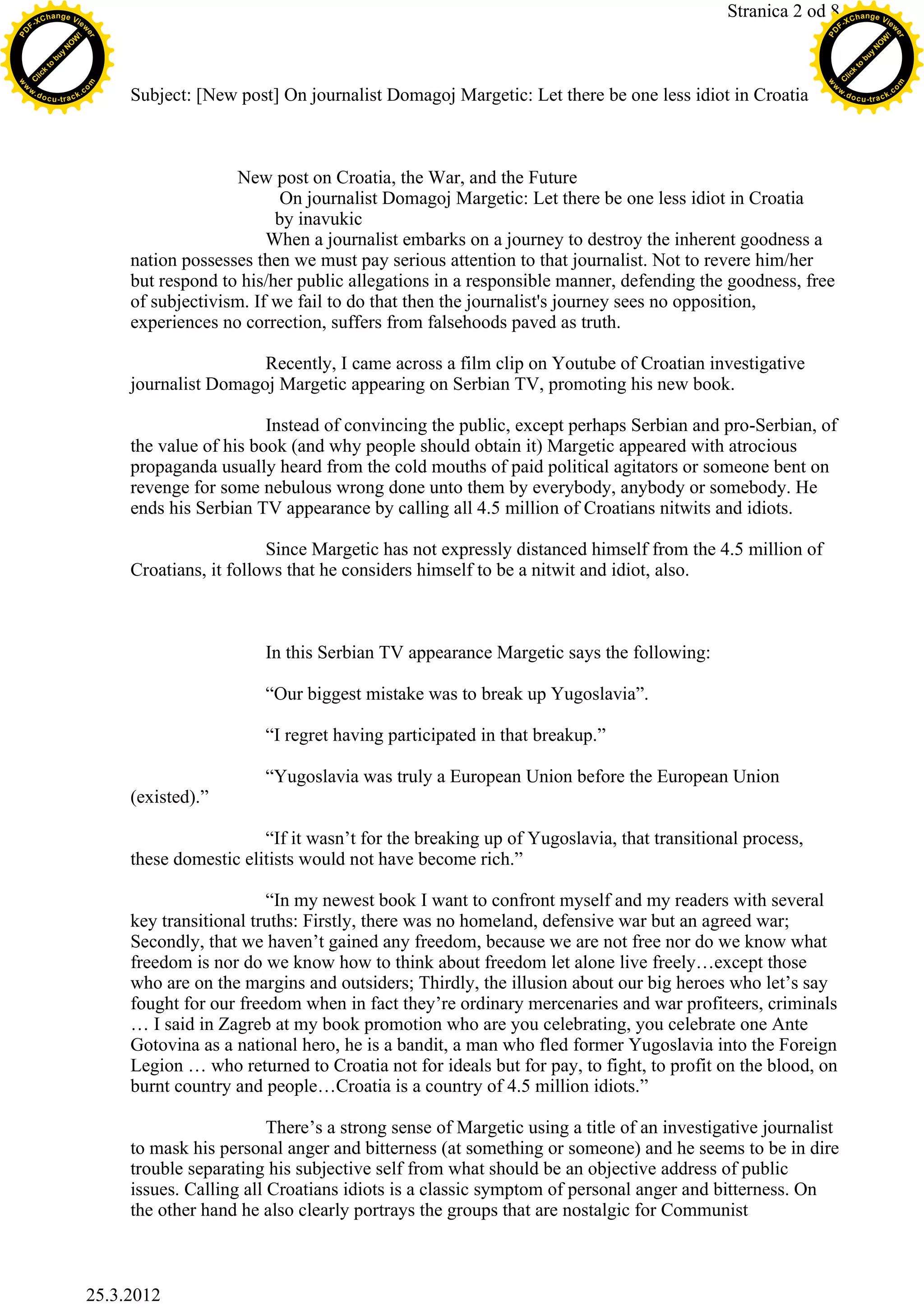 Domagoj Margetic | PDF
