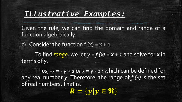 Domain-and-Range-of-a-Function | PPTX