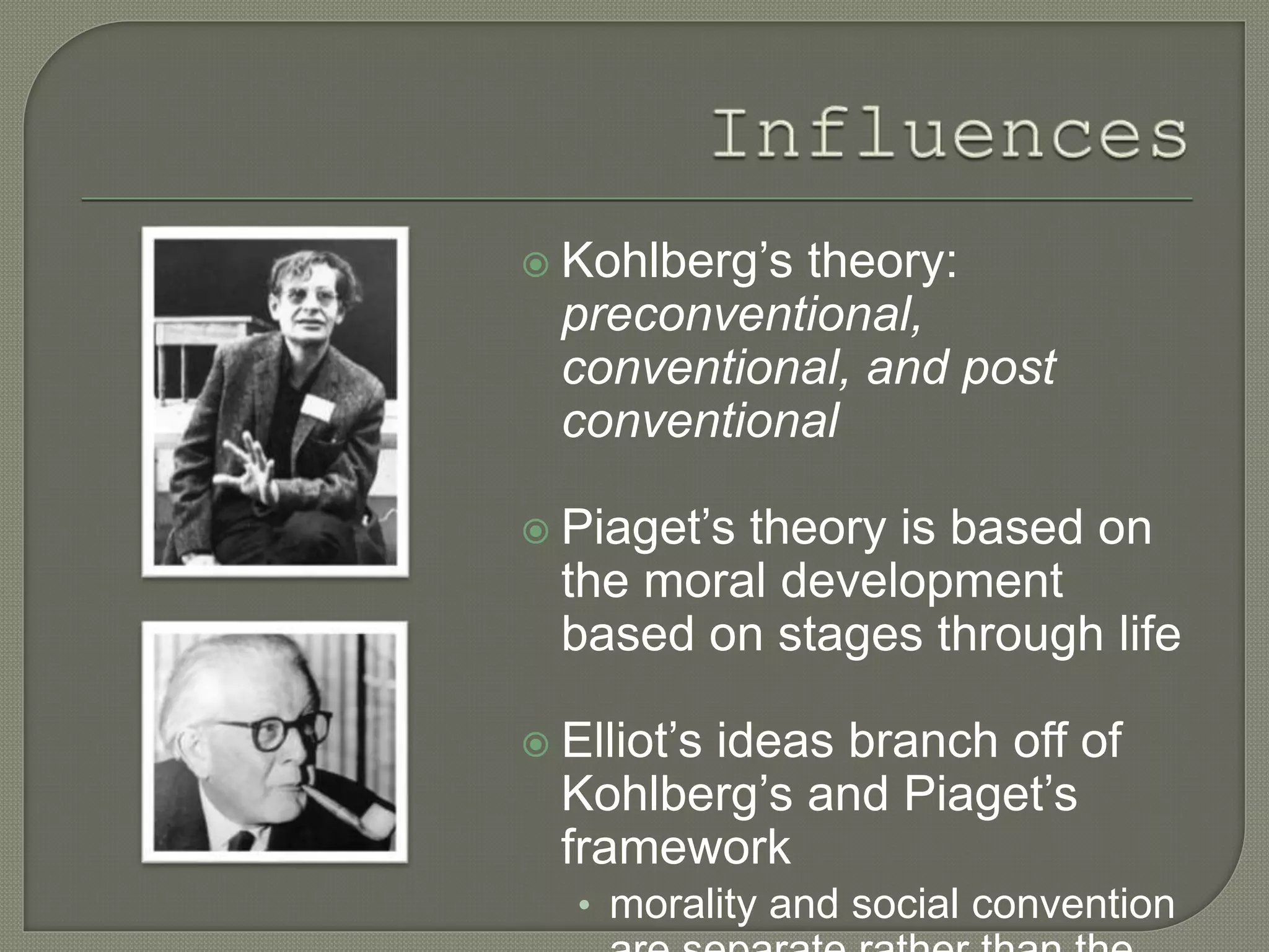 Domain Based Moral Education by Elliot Turiel | PPTX