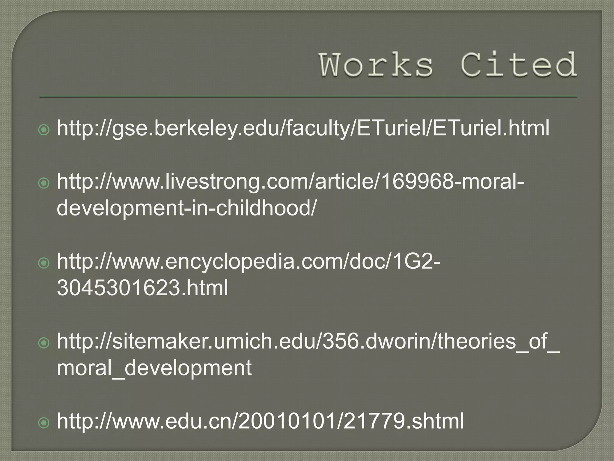 Domain Based Moral Education by Elliot Turiel | PPTX