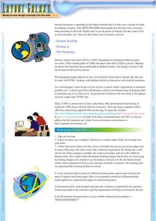 - Domain Booking - Hosting | PDF