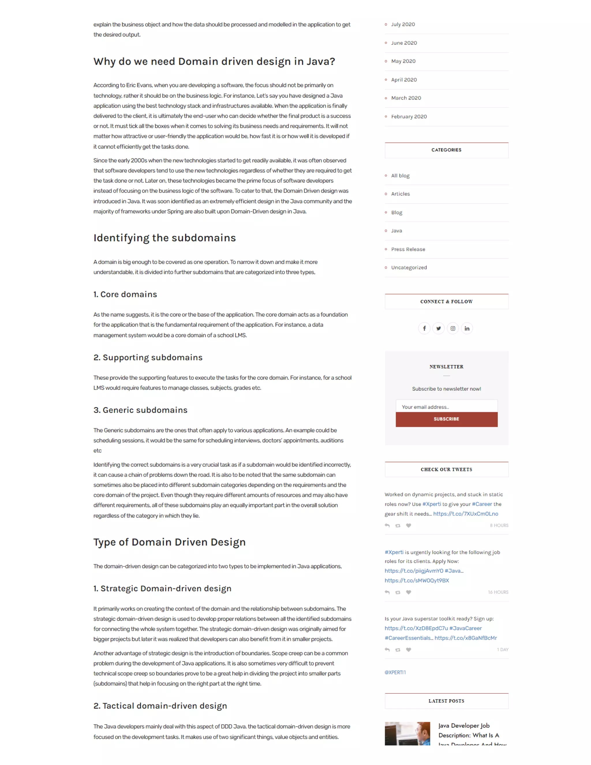 An Introduction to Domain-Driven Design In Java | PDF | Technology & Computing