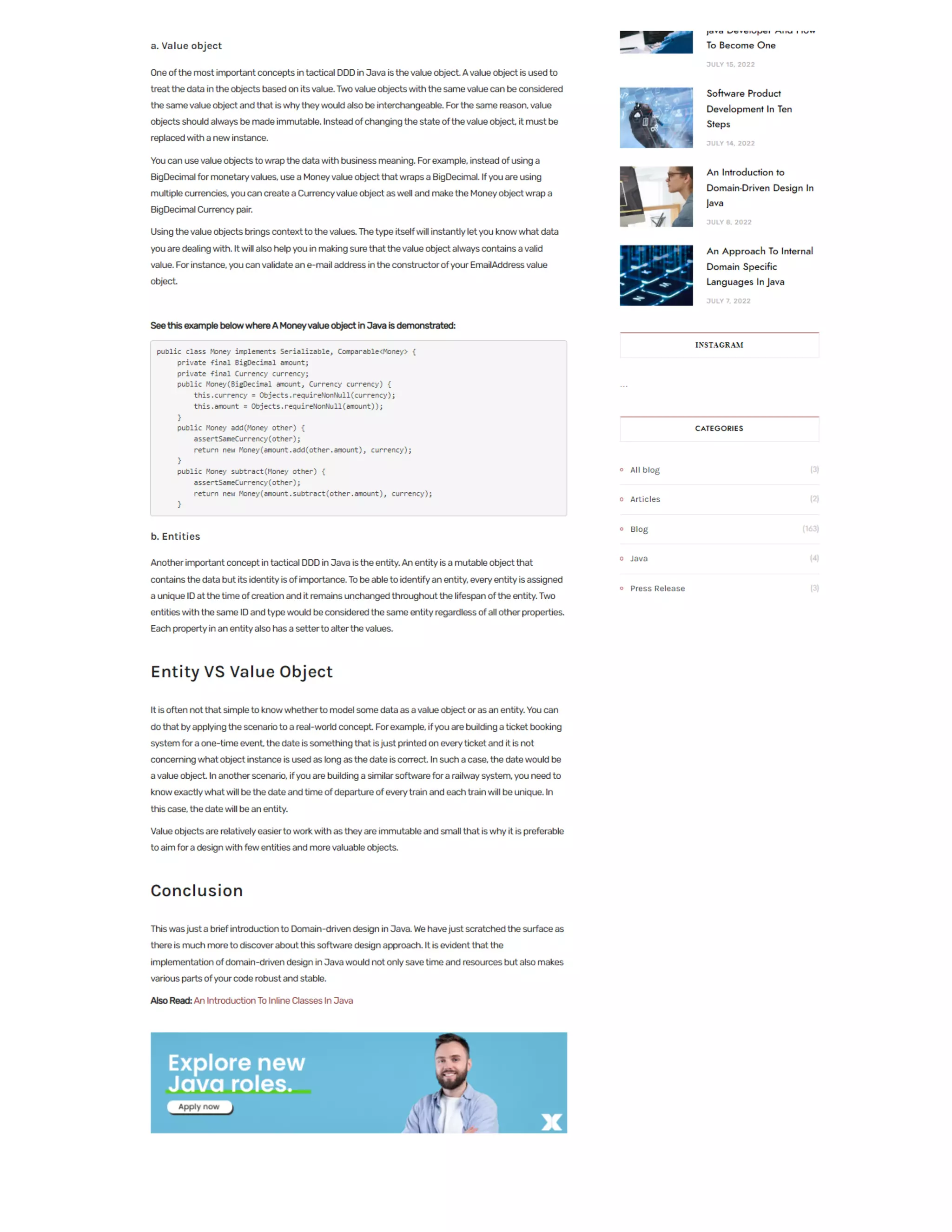 An Introduction to Domain-Driven Design In Java | PDF | Technology ...