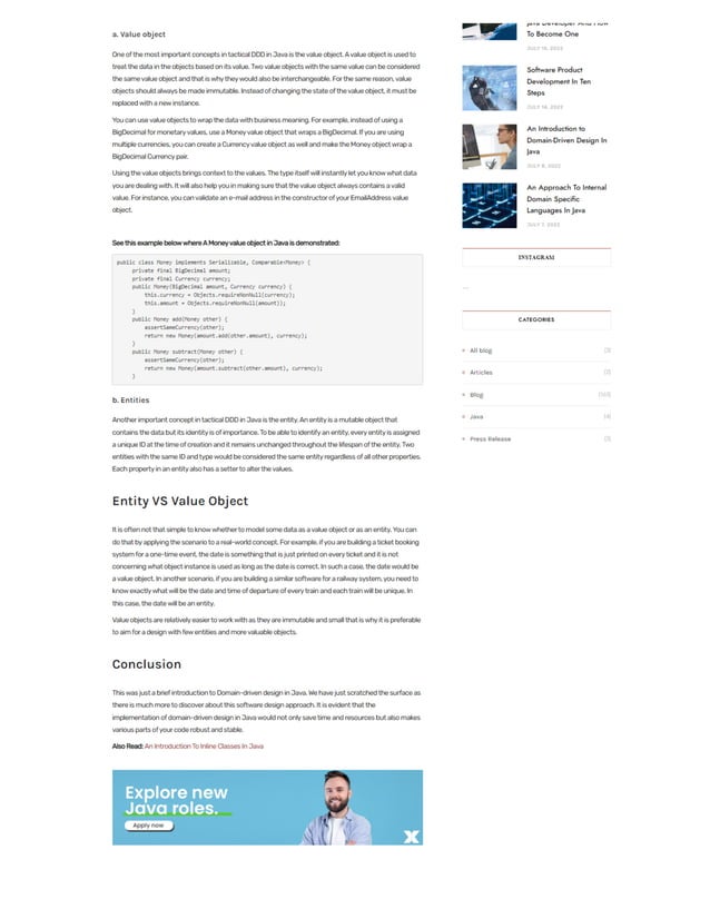 An Introduction to Domain-Driven Design In Java | PDF | Technology ...