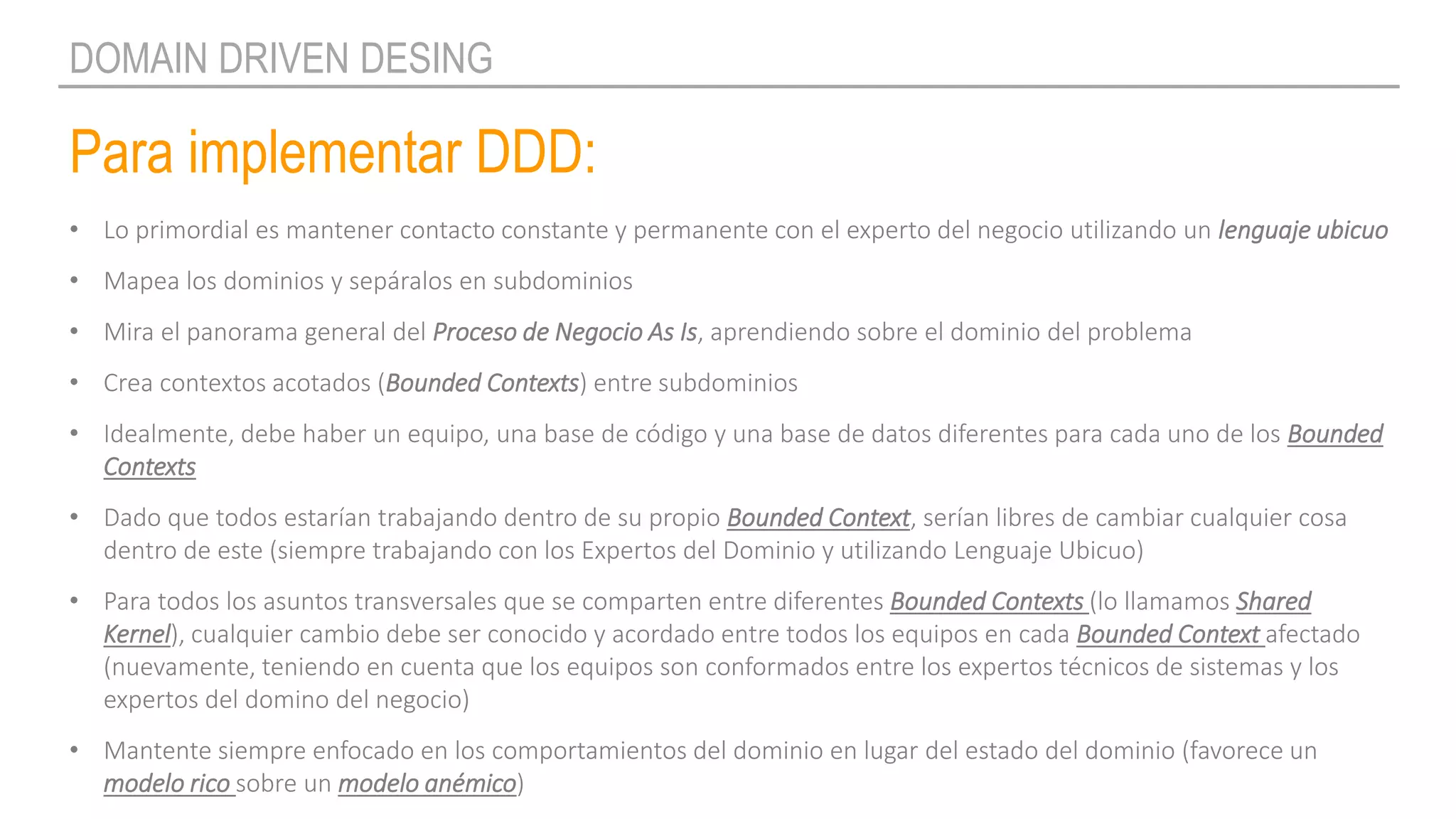 Domain Driven Desing Ppt 