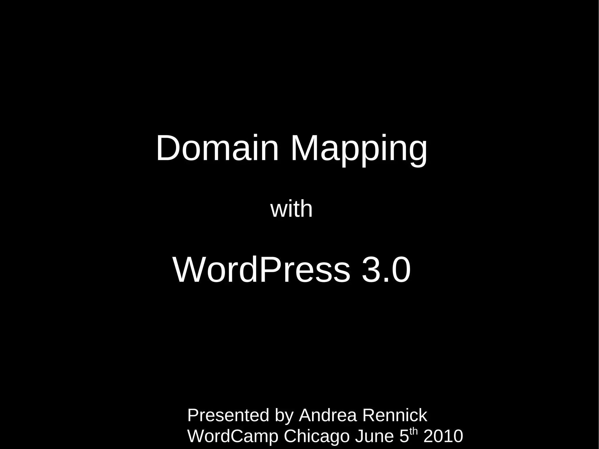 Domain mapping | PPT