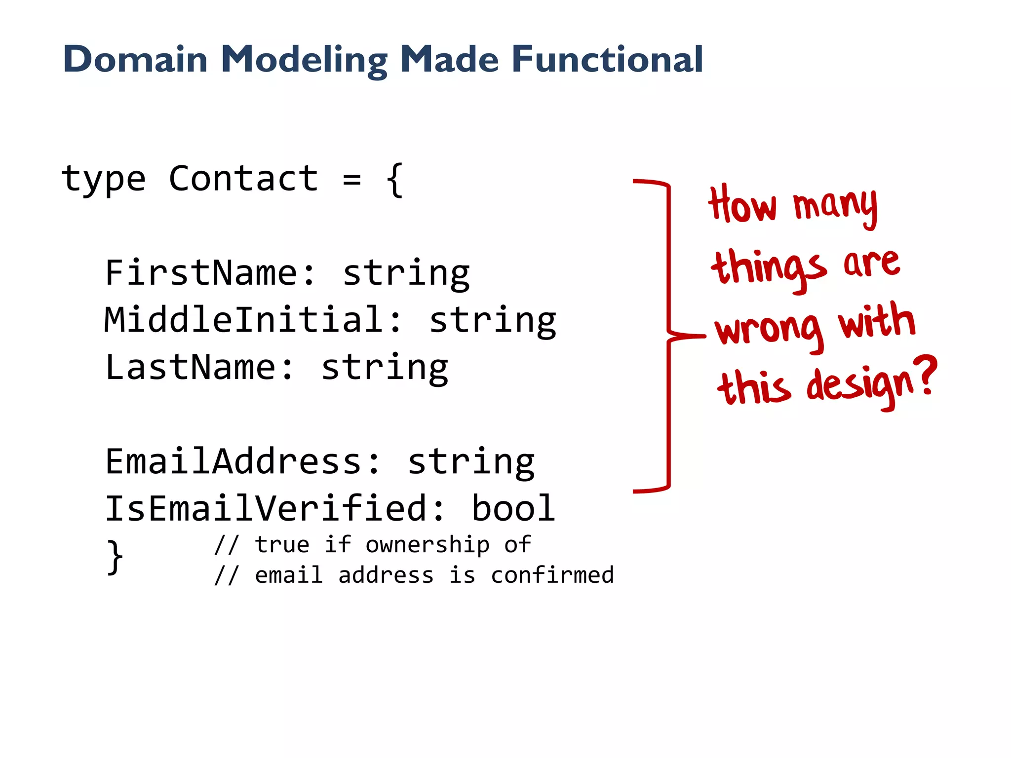 Domain Modeling Made Functional (KanDDDinsky 2019) | PPT Domain Modeling Made Functional (KanDDDinsky 2019) | PPT