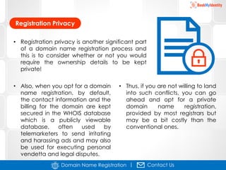 Domain Name Registration: A Detailed Guide | PDF