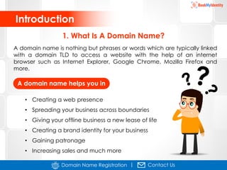 Domain Name Registration: A Detailed Guide | PDF