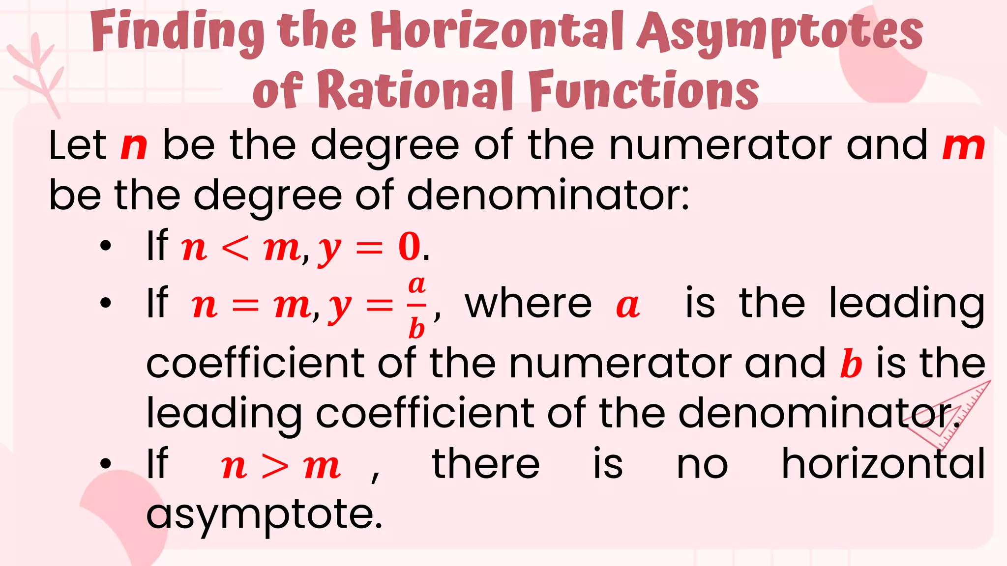 Domain Range Intercepts Zeros And Asymptotes Of Rational Functionpptx Physics Science