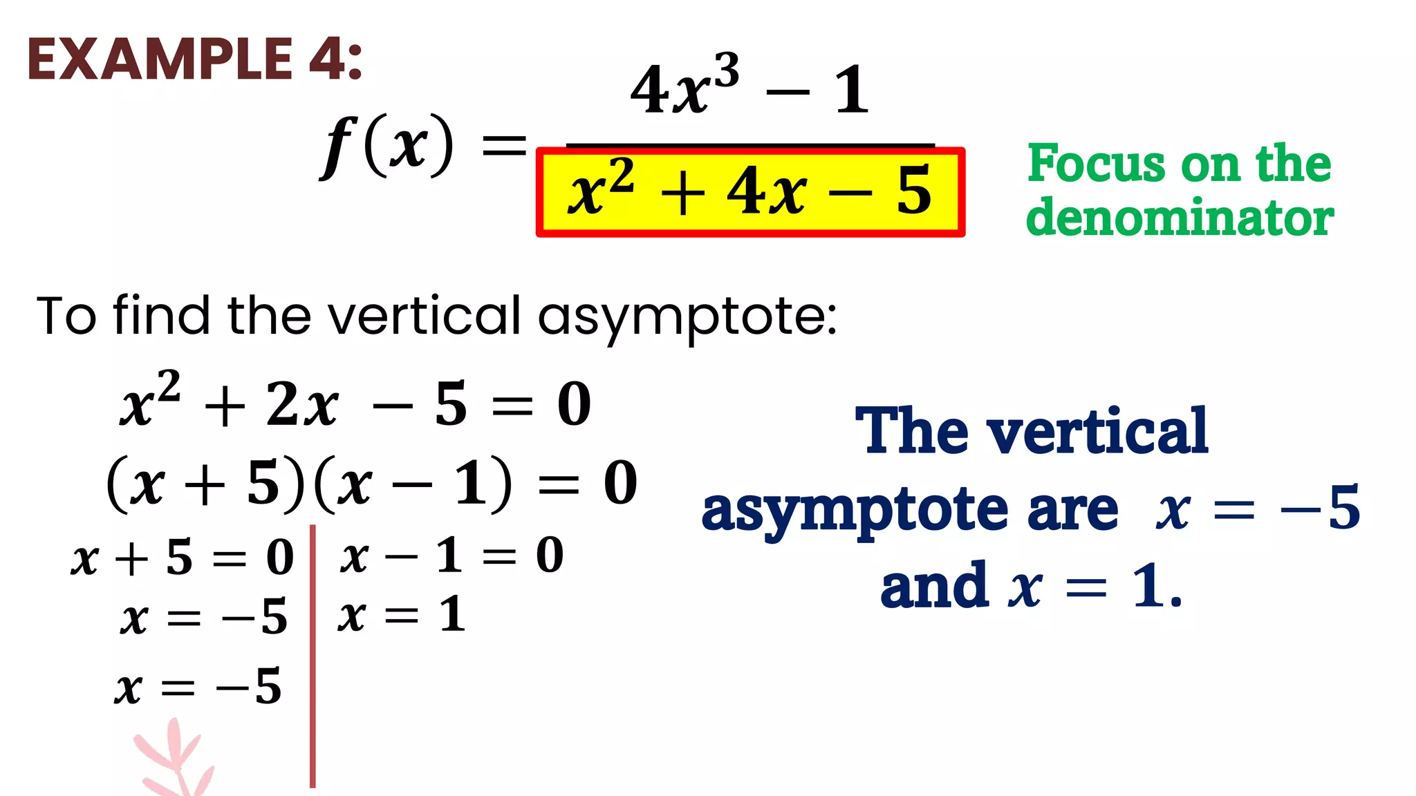 Domain Range Intercepts Zeros And Asymptotes Of Rational Functionpptx Physics Science