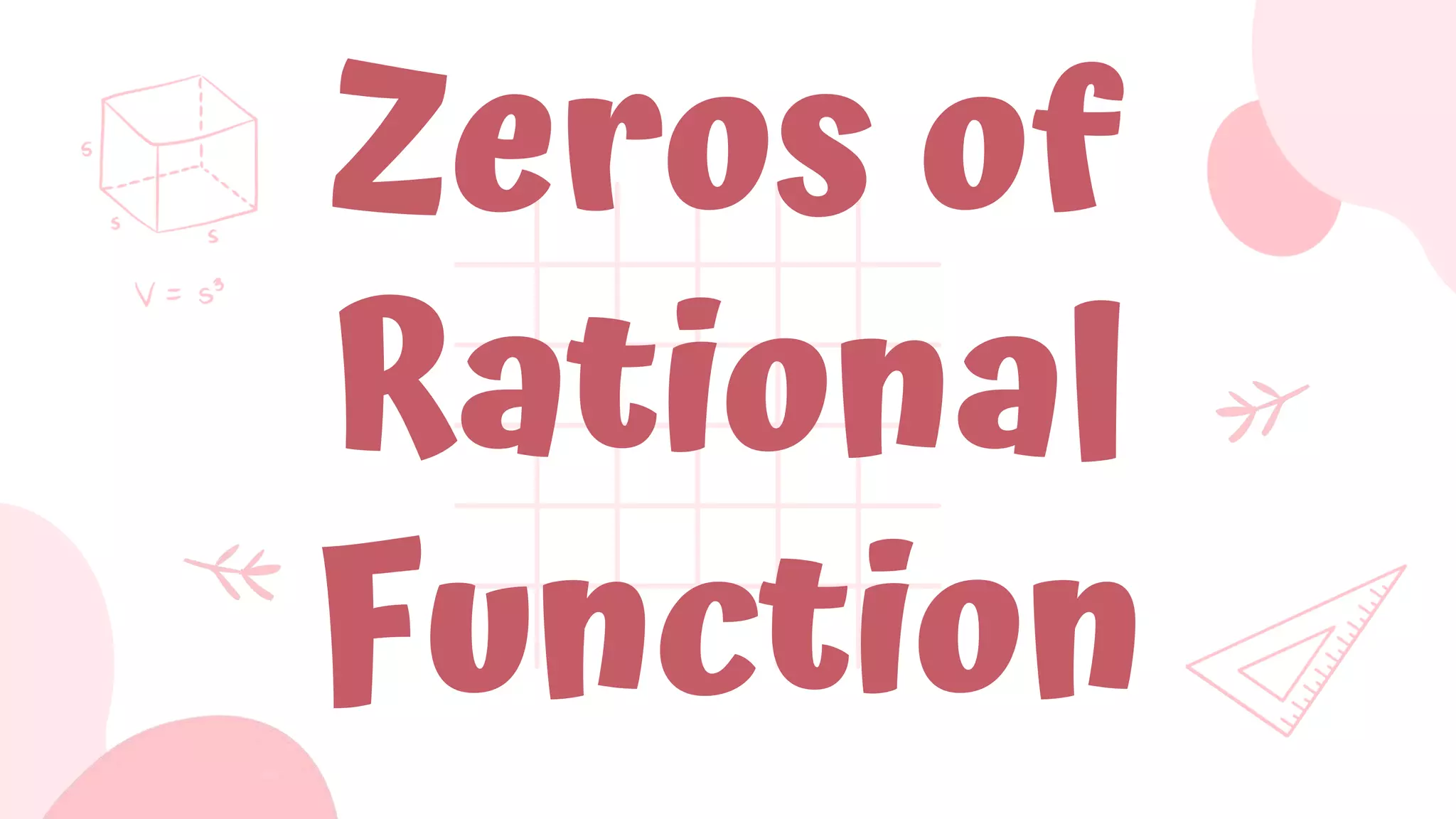 Domain Range Intercepts Zeros And Asymptotes Of Rational Functionpptx Physics Science