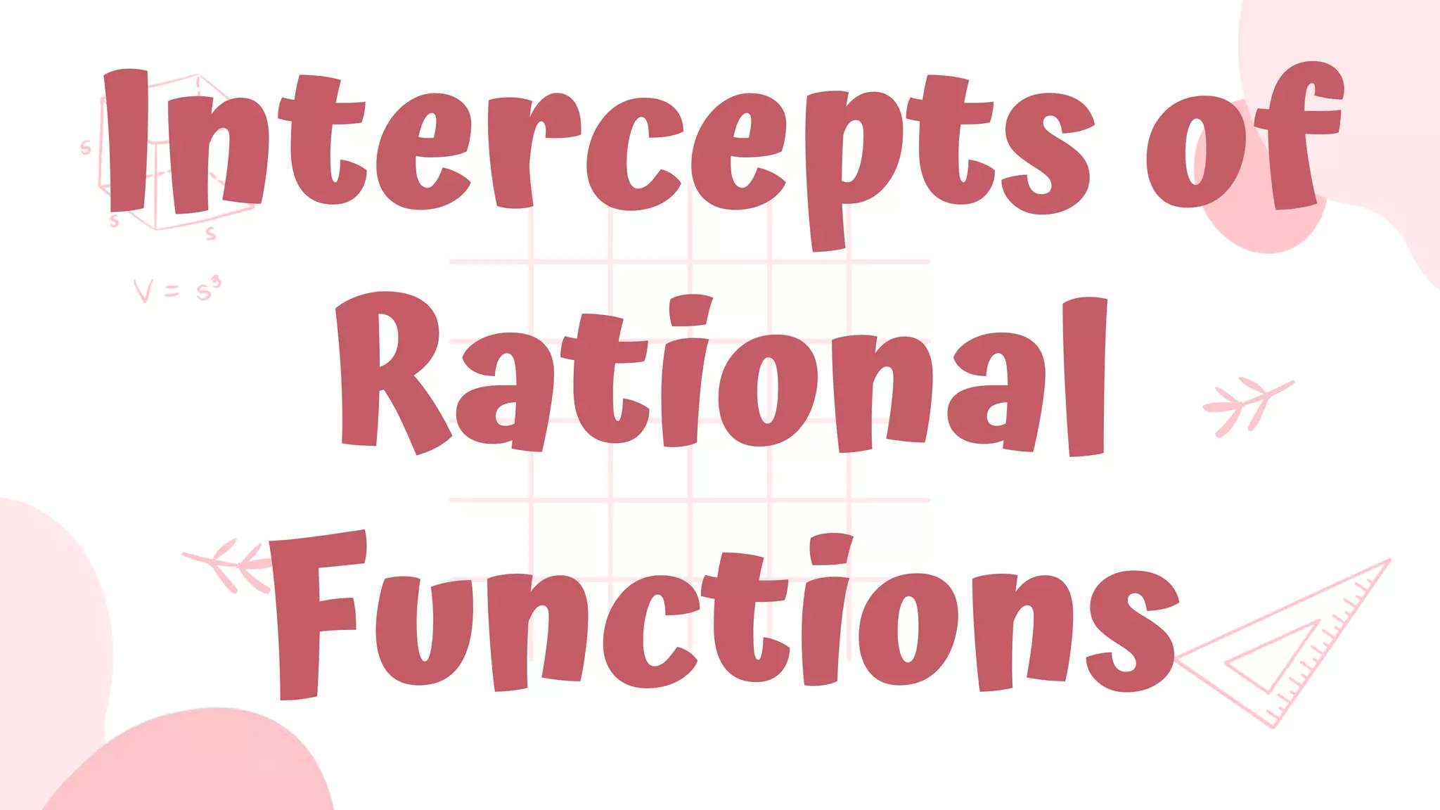 Domain Range Intercepts Zeros And Asymptotes Of Rational Functionpptx Physics Science