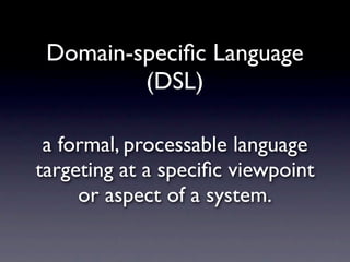 Domain Specific Languages With Eclipse Modeling | PPT