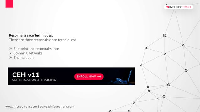 Domain 2 of CEH v11 Reconnaissance Techniques (21%).pptx | IT and Internet Support | Internet