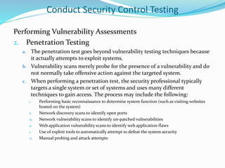 Domain 6 - Security Assessment and Testing | PPTX