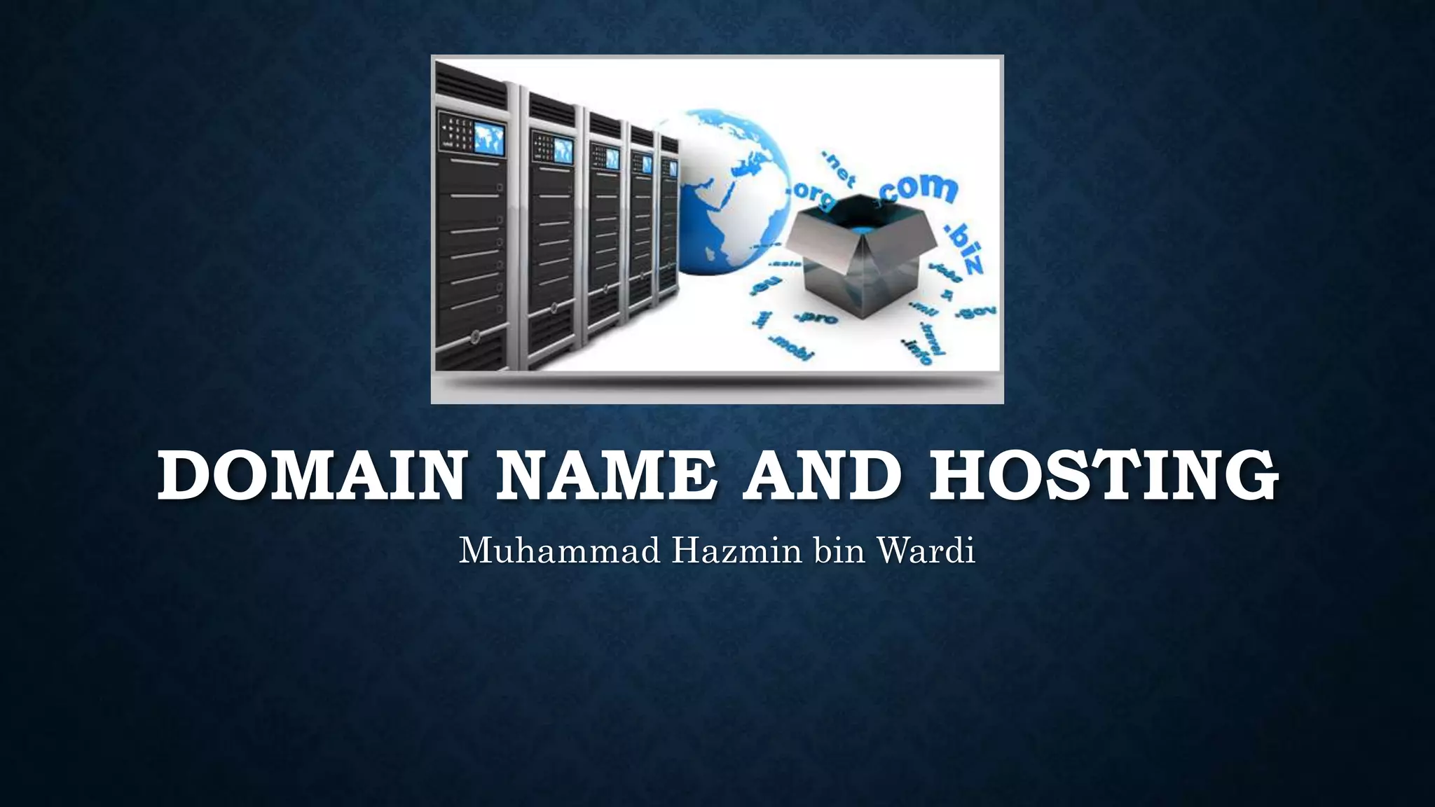 Domain and hosting | PPTX