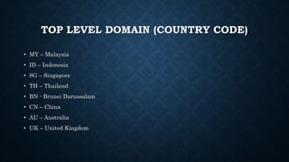 Domain and hosting | PPTX