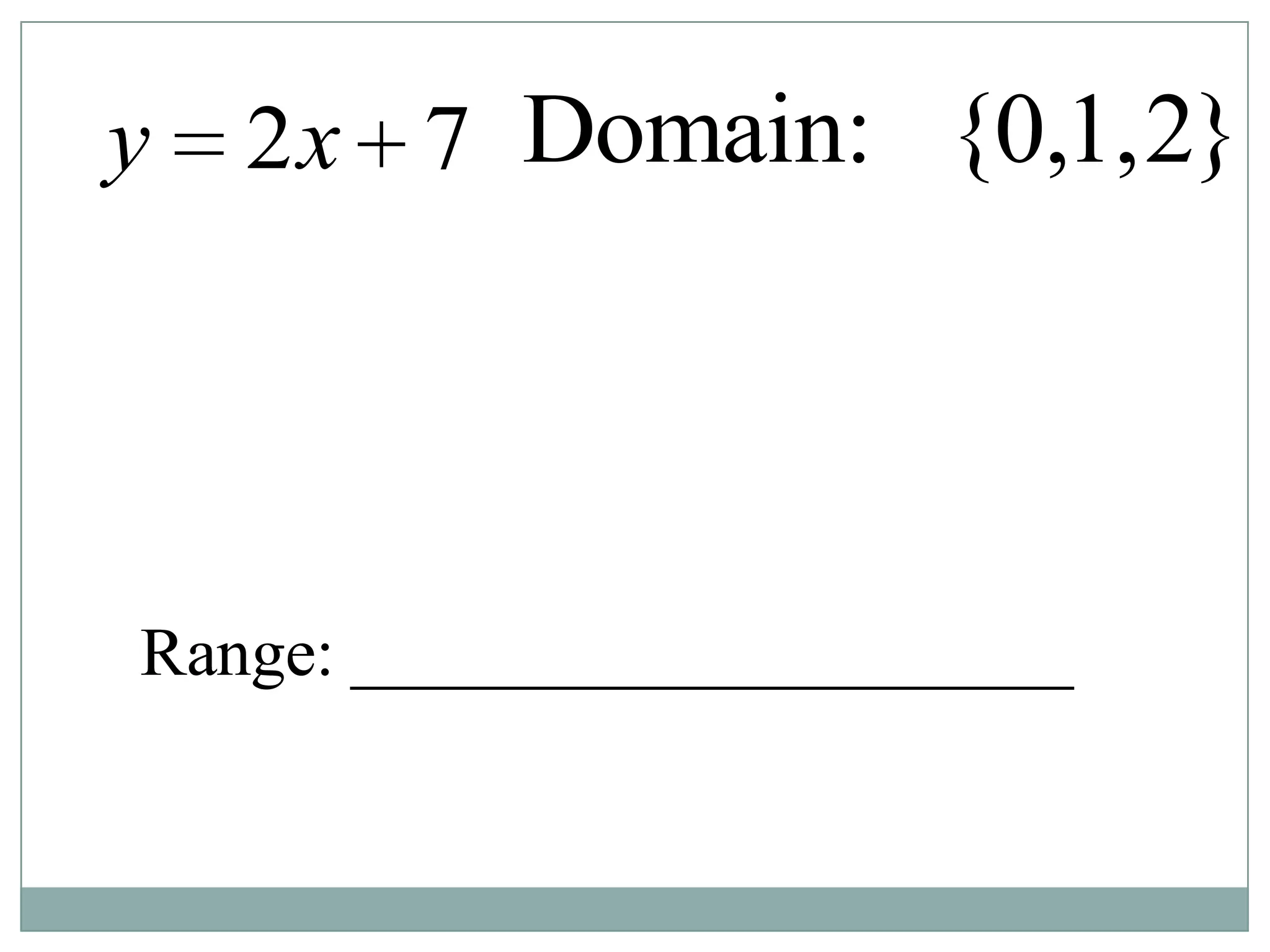 Domain and range | PPTX