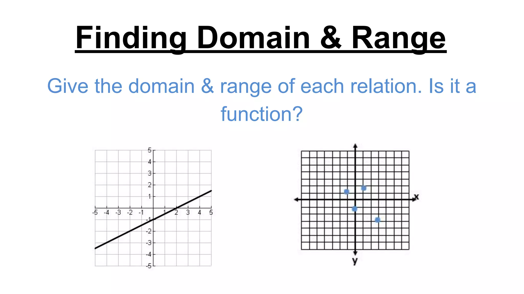 Domain and range (linear, quadratic, rational functions) | PDF