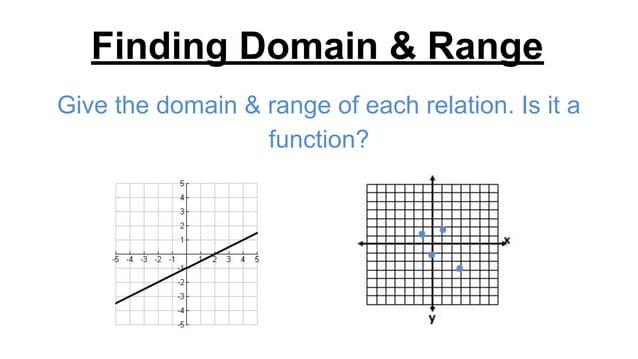 Domain and range (linear, quadratic, rational functions) | PDF