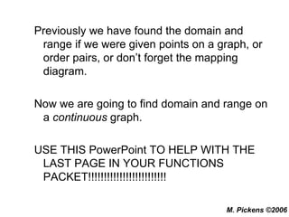Domain and range | PPT