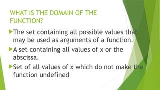 DOMAIN AND RANGE OF A FUNCTION pptx.pptx