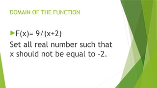 DOMAIN AND RANGE OF A FUNCTION pptx.pptx