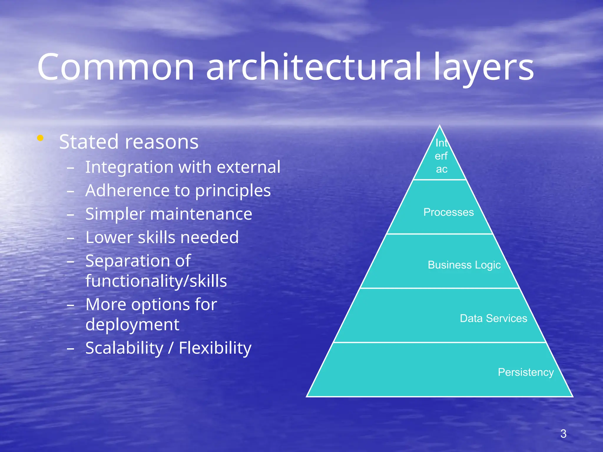 Domain Centered Architecture for complex business domains | PPSX