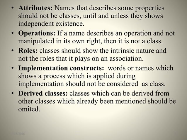Domain class model | PPTX